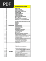Transformer Daily Check List | PDF | Transformer | Electrical Engineering