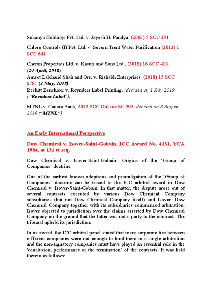 (2003) 5 SCC 351 (2013) 1 SCC 641 (2018) 16 SCC 413. (2018) 15 SCC 678 | PDF | Arbitration | Lawsuit