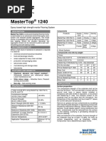 Mastertop 1205: Three Component Solvent Free High Build Epoxy Floor ...