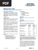 BASF MasterTop 1205 Data Sheet | PDF | Coating | Wear