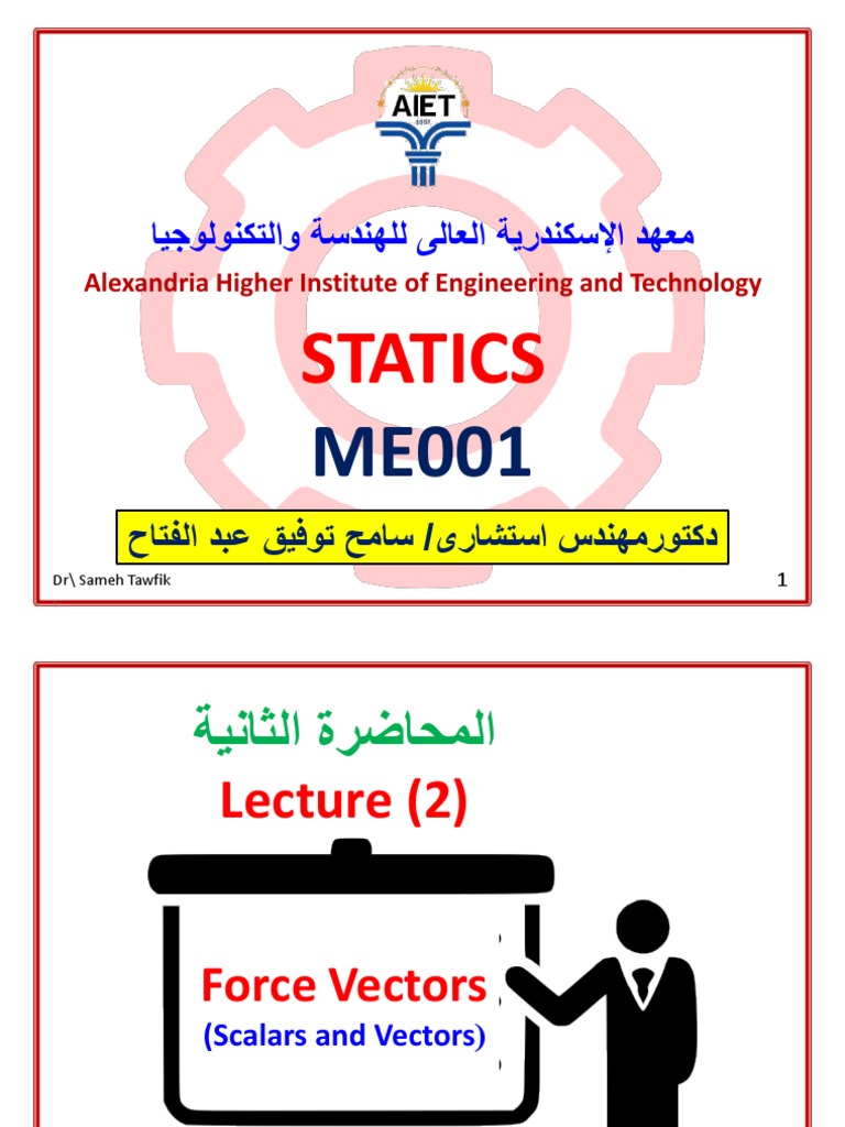 Statics: Force Vectors and Operations | PDF | Euclidean Vector | Physics