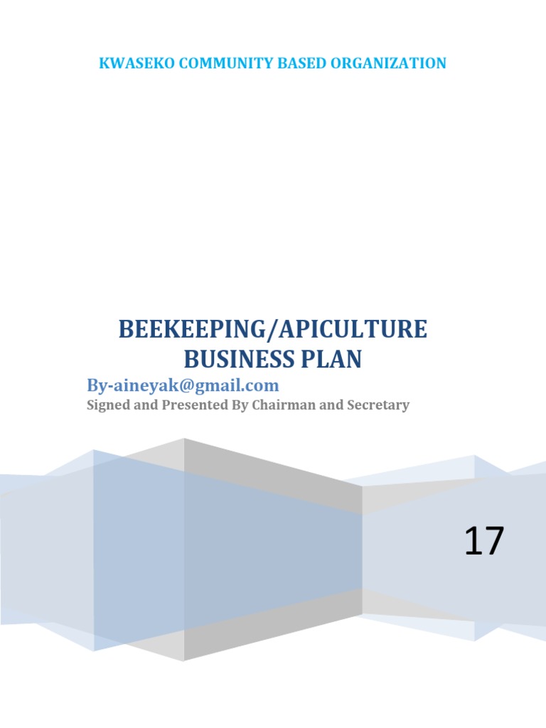 Beekeeping Business Plan Aineya Kennedy | PDF | Beekeeping | Beekeeper