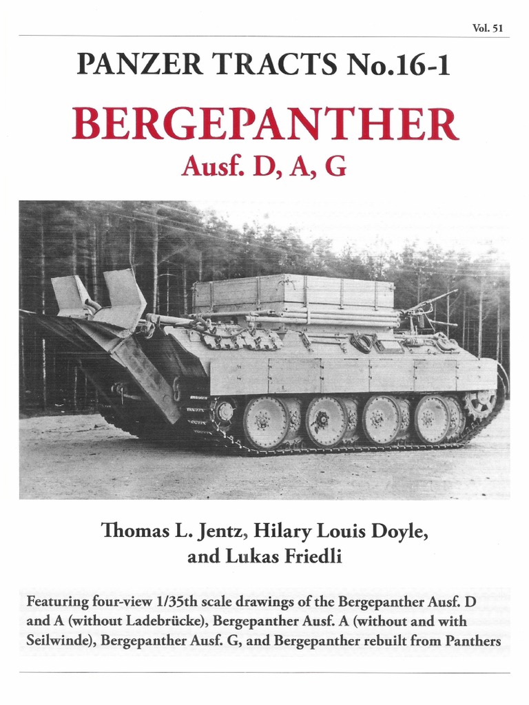 Panzer Tracts 16-1 Bergepanther Ausf. D | PDF