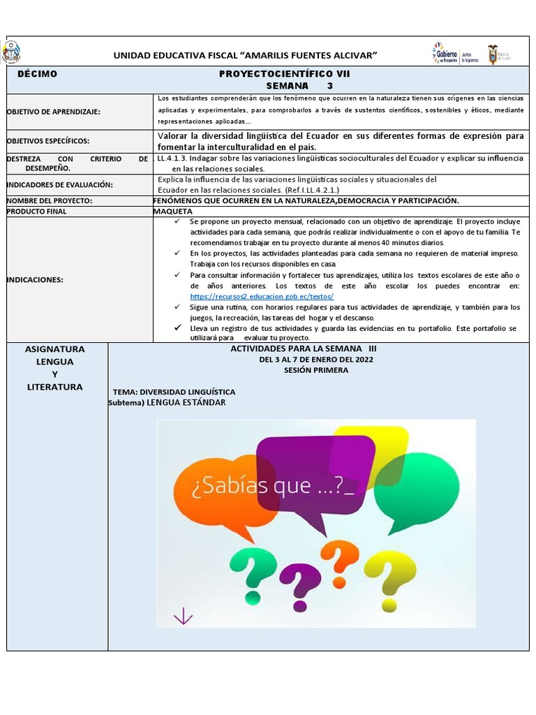 ACTIVIDAD SEMANA II-Escritura Creativa 2 | PDF | Lengua española ...