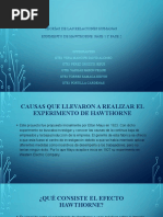 Experimento de Hawthorne | PDF | Conceptos psicologicos | Ciencias del ...