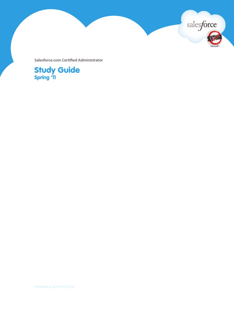 Study Guide: Spring 11 | PDF | Salesforce.Com | Login