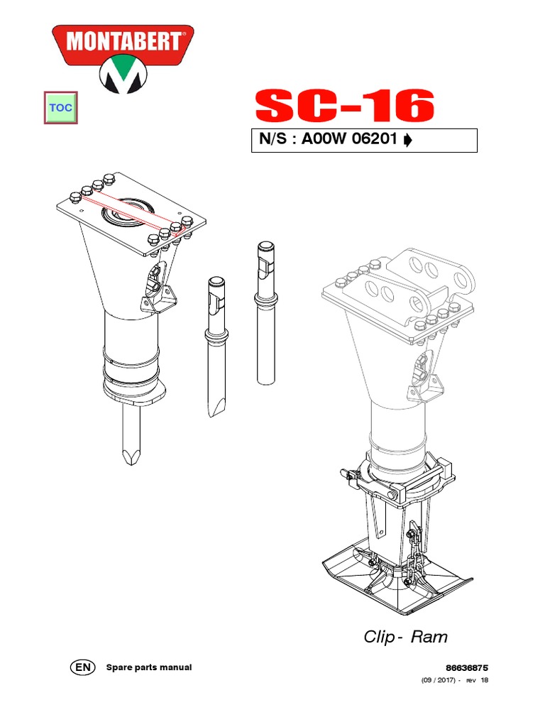 SC16-Spare Parts Manual (86636875 - 18) | PDF | Valve | Mechanical ...