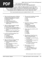 Infection Control Exam Answers Summary | PDF | Infection | Hepatitis B