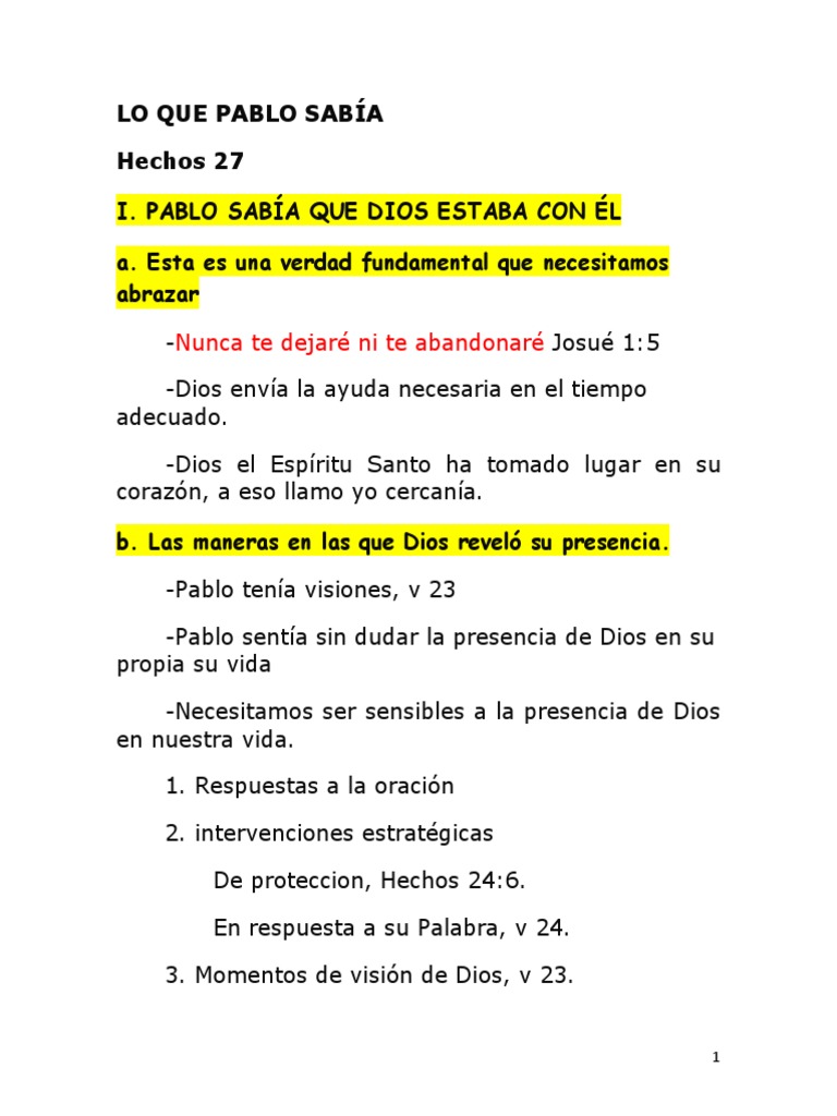 Hechos 27 | PDF | Pablo el apóstol | Dios
