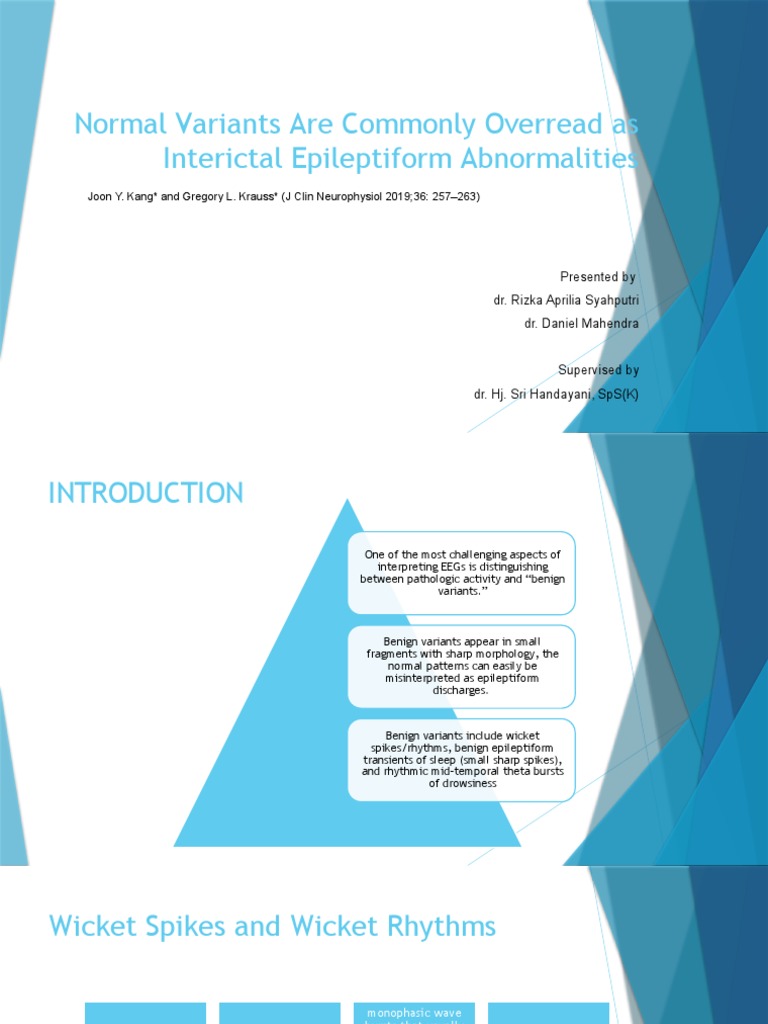 Normal Variants Are Commonly Overread As Interictal Epileptiform | PDF ...