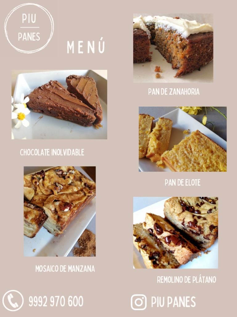 Piu Panes Menú | PDF
