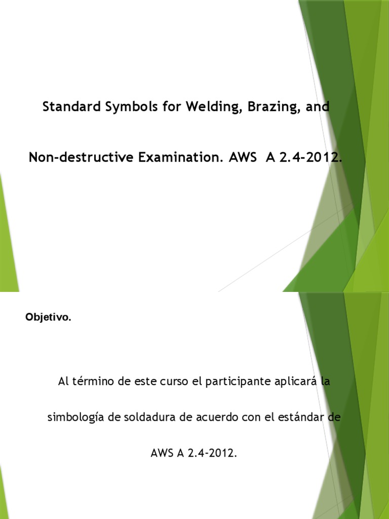 Aws A2.4 | PDF | Construcción | Soldadura