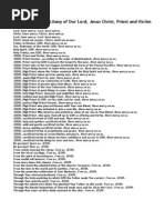 Litany for Poor Souls in Purgatory | PDF | Jesus | Purgatory