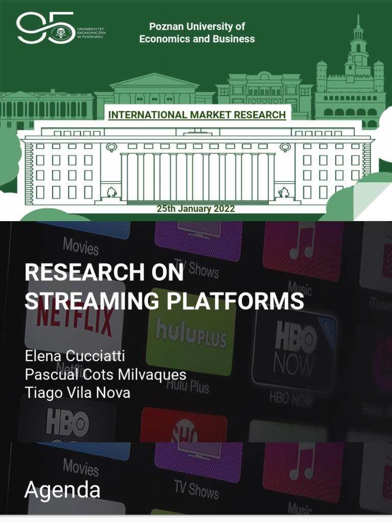 PRESENTATION - Streaming Platforms | PDF | Streaming Media | Hypothesis