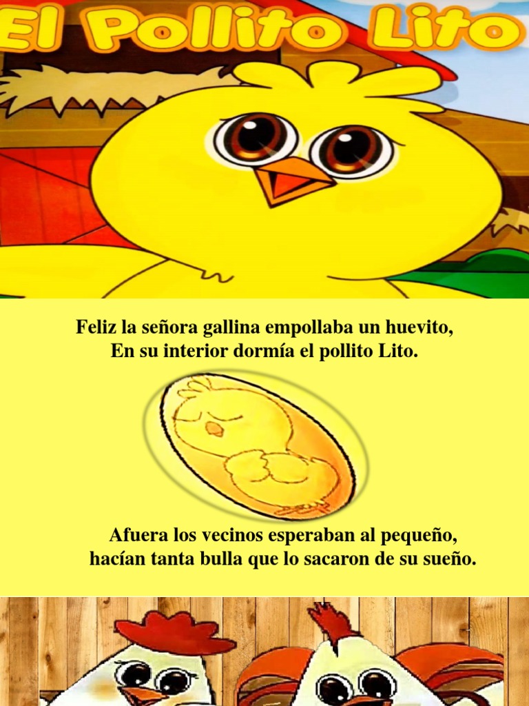 Cuento El Pollito Lito. | PDF