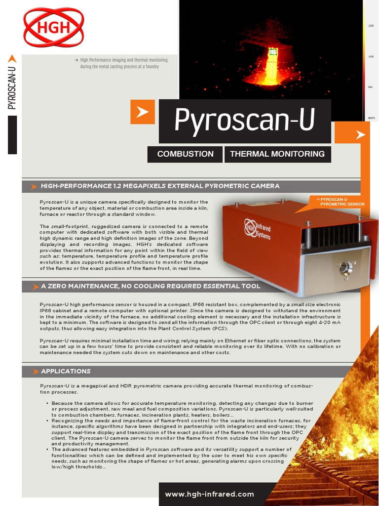 Pyroscan-U: Combustion Thermal Monitoring | PDF | High Dynamic Range ...