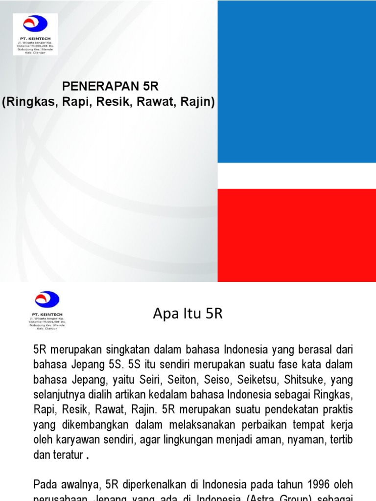 Penerapan Metode 5R di Tempat Kerja | PDF