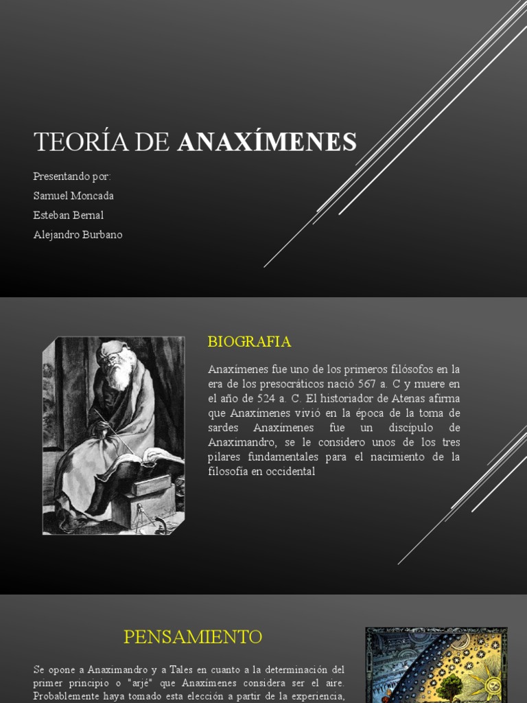 Cómo proceden todas las cosas del aire según Anaxímenes | PDF | Metafísica