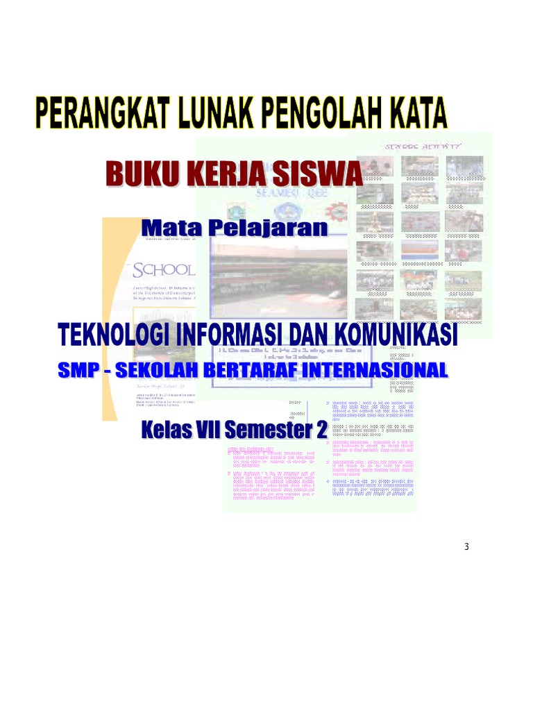 Modul TIK SMP Kelas 7 Semester 2 | PDF