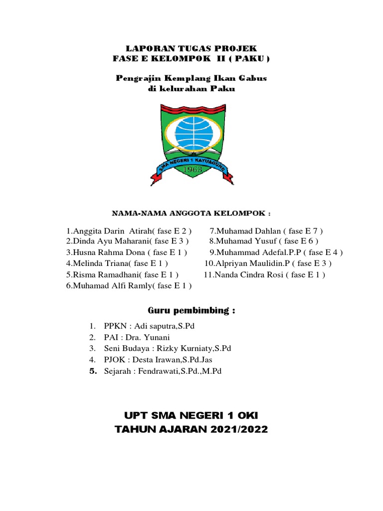 Pembuatan Kemplang Ikan Gabus di Paku | PDF