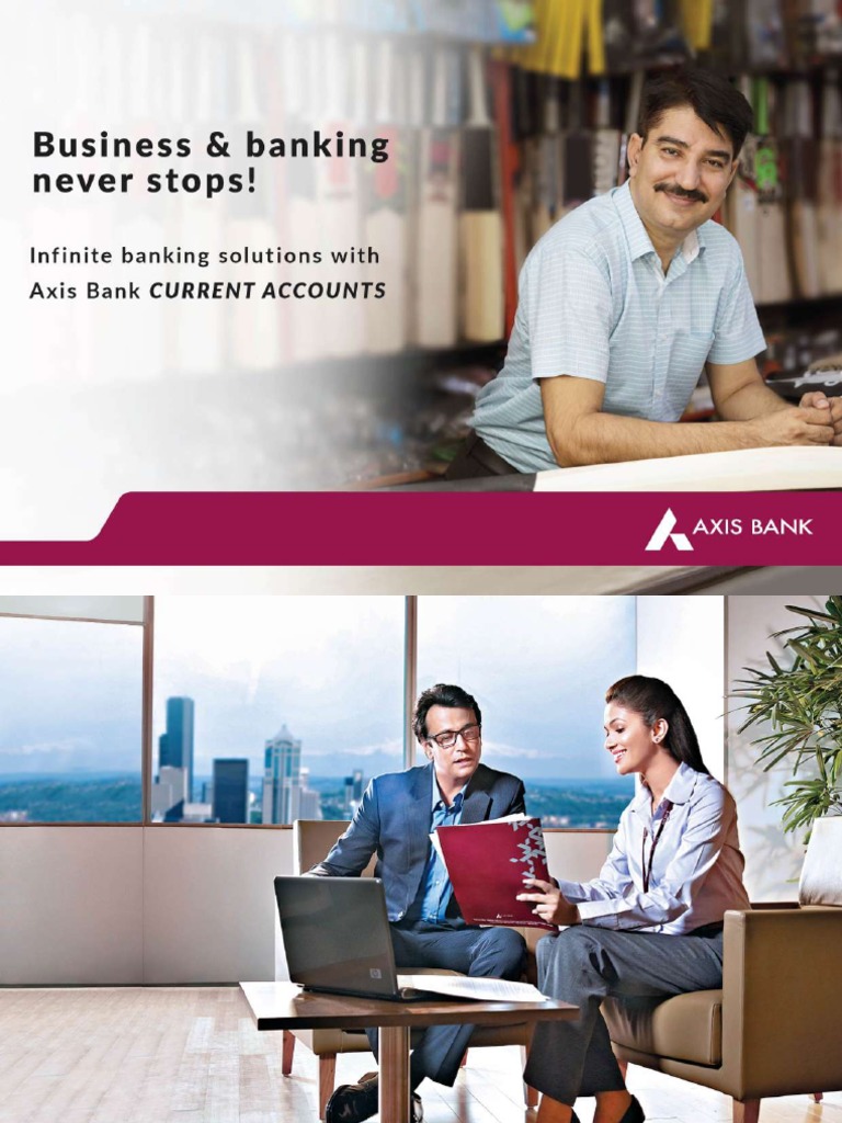 Axis Bank Current Account Brochure | PDF