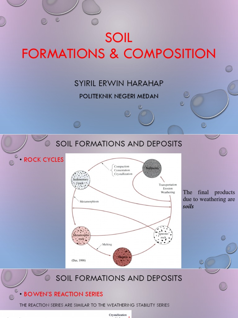 Soil Formations and Composition Guide | PDF | Weathering | Soil