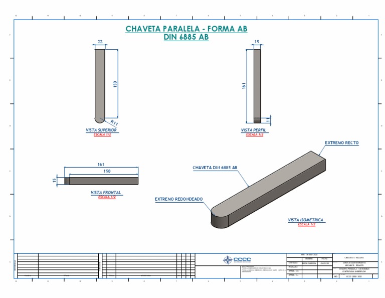 Chaveta Din 6885 Ab Eje Bombas Under | PDF