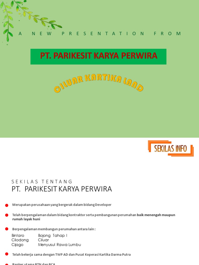 Proposal Ciluar Kartika - New 1 | PDF