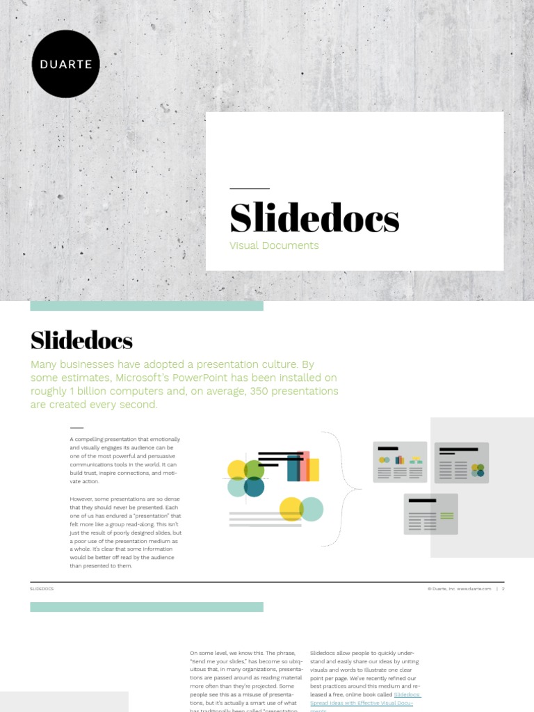 Duarte Slidedocs Visual Documents | PDF | Communication ...