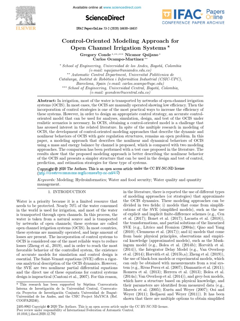Control Oriented Modeling Approach For Pdf Simulation 1460