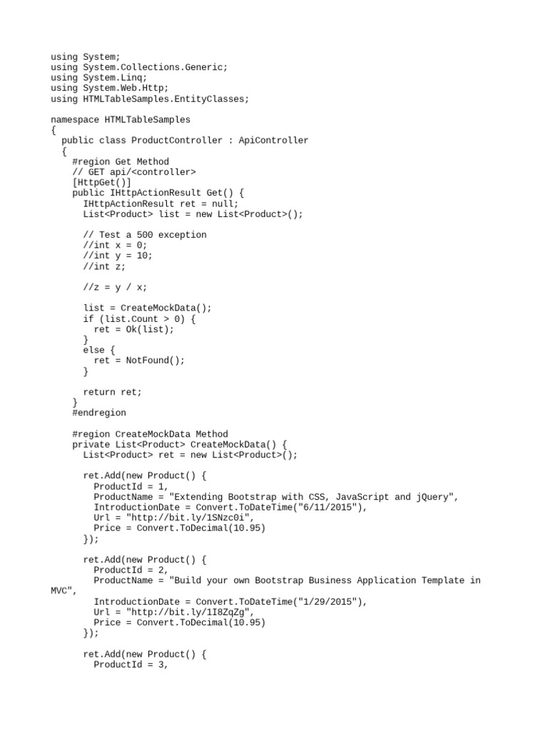 Product Controller | PDF | Bootstrap (Front End Framework) | Software ...