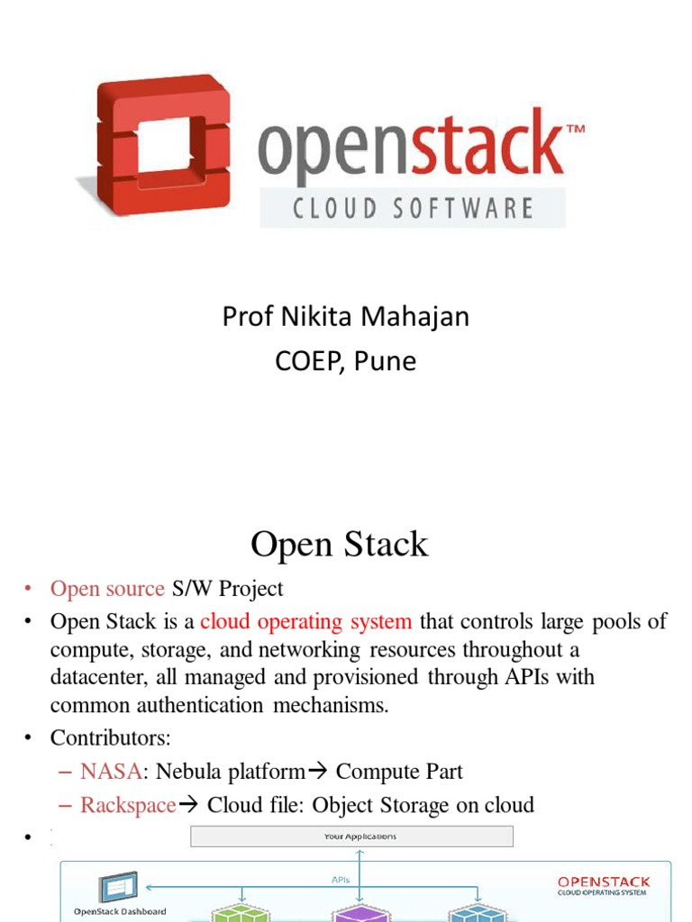 OpenStack NVM 2021 | PDF | Open Stack | Cloud Computing