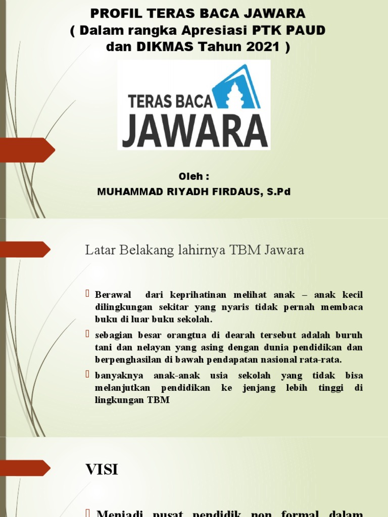 Profil Teras Baca Jawara | PDF