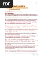 Local Government Code Reviewer | PDF | Legal Concepts | Justice