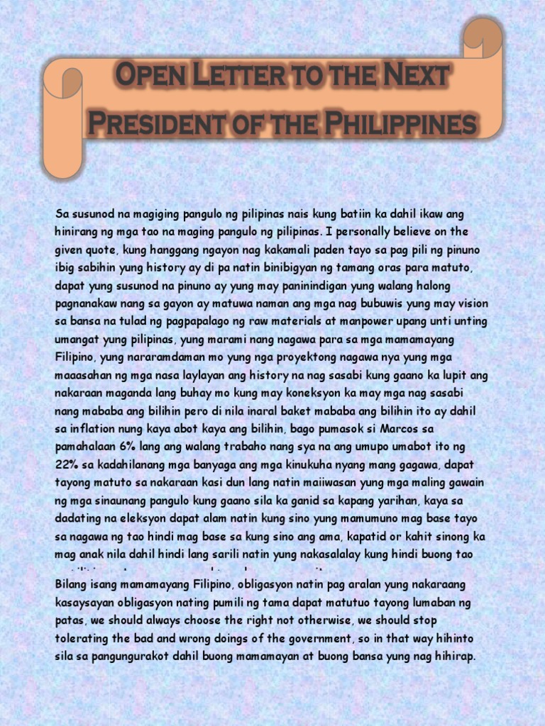 Bukas Na Liham | PDF