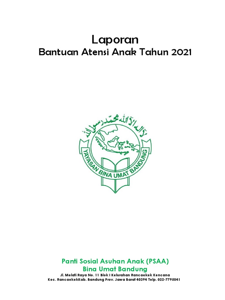 Laporan Program Bantuan Atensi 2021 | PDF