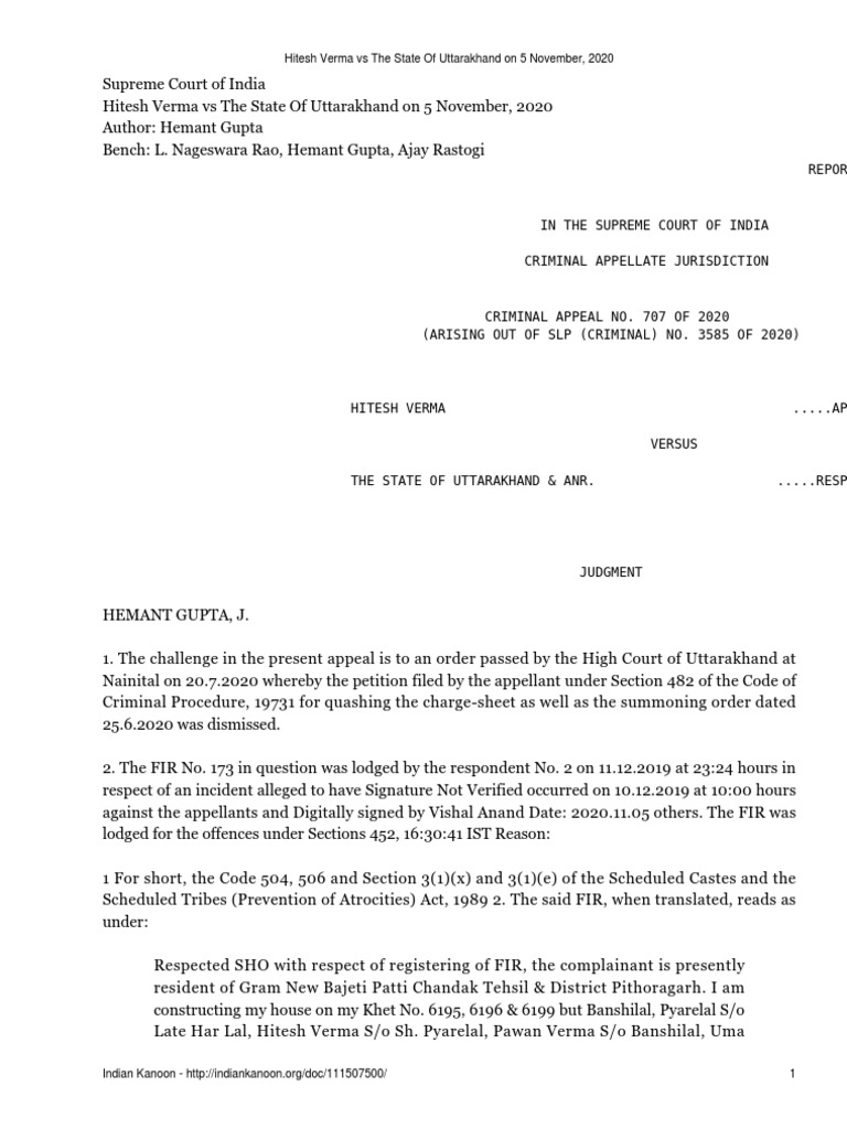 Case Comment Final Merge | PDF | Crimes | Crime & Violence