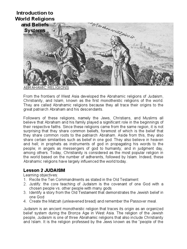 An In-Depth Introduction to the Origins and Core Beliefs of Major World ...