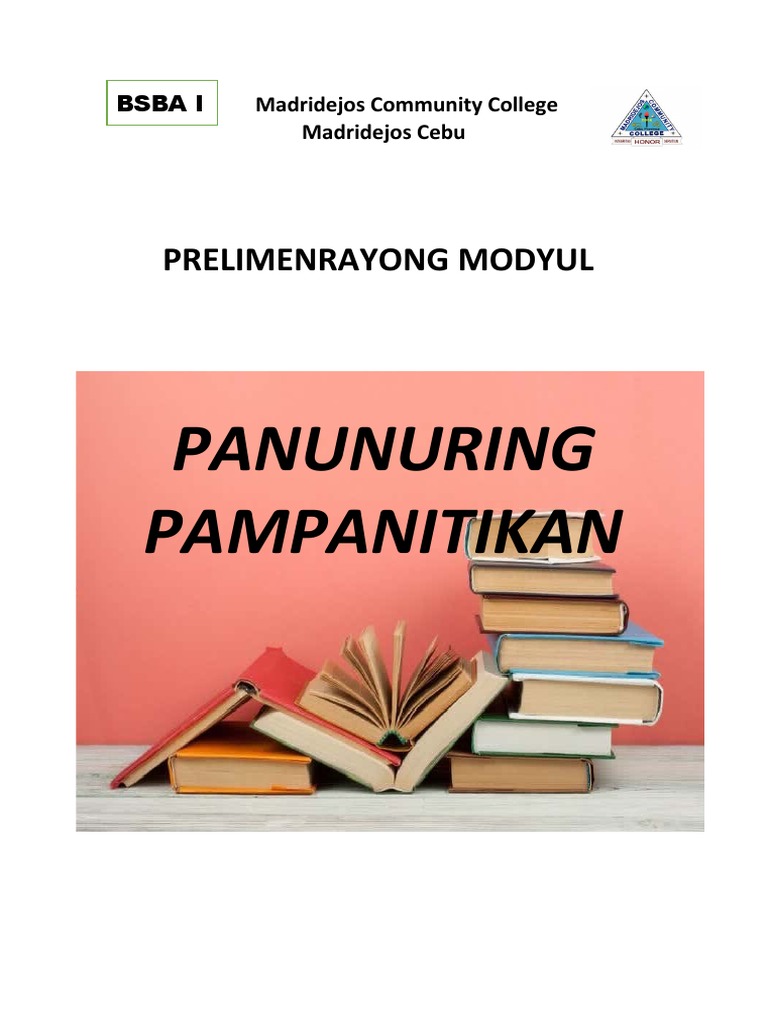Panunuring Pampanitikan Modyul 1 | PDF