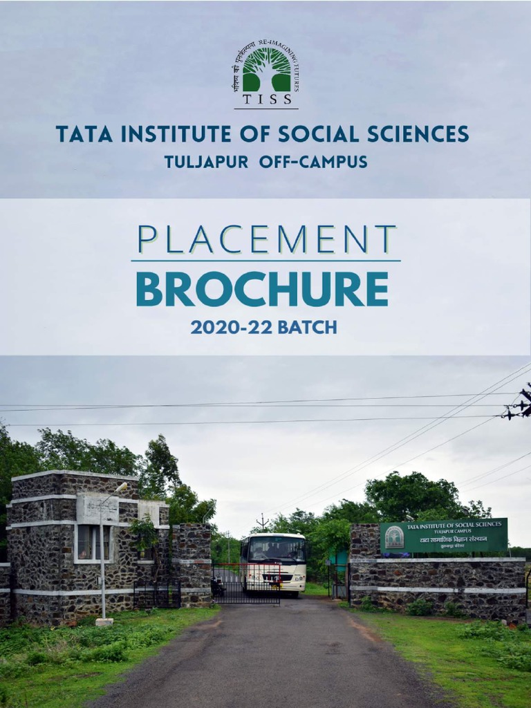TISS Tuljapur Placement Brochure 2020-2022 | PDF