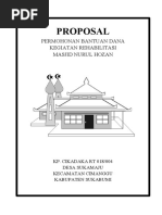 PROPOSAL PEMBANGUNAN MASJID TERBARU 2025docx | PDF