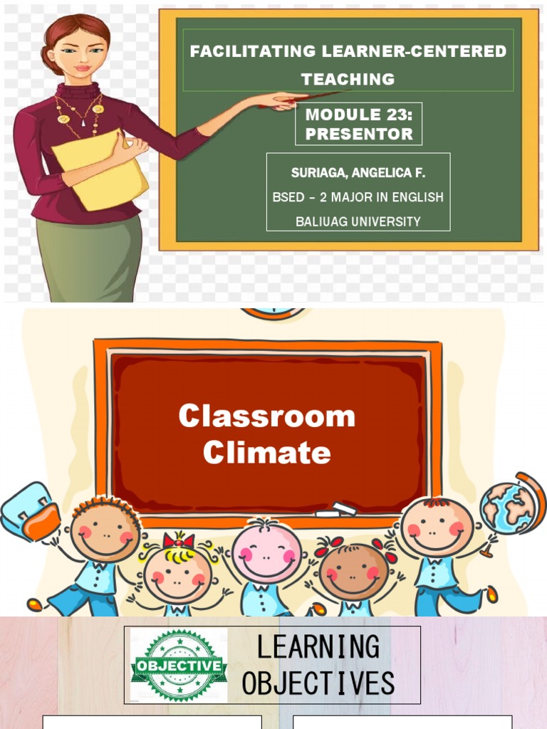 Suriaga, Angelica F. - Module 23 - Classroom Climate | PDF | Classroom ...
