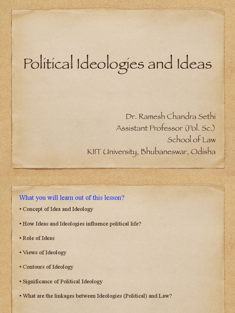 Political Ideologies & Ideas | Download Free PDF | Ideologies ...