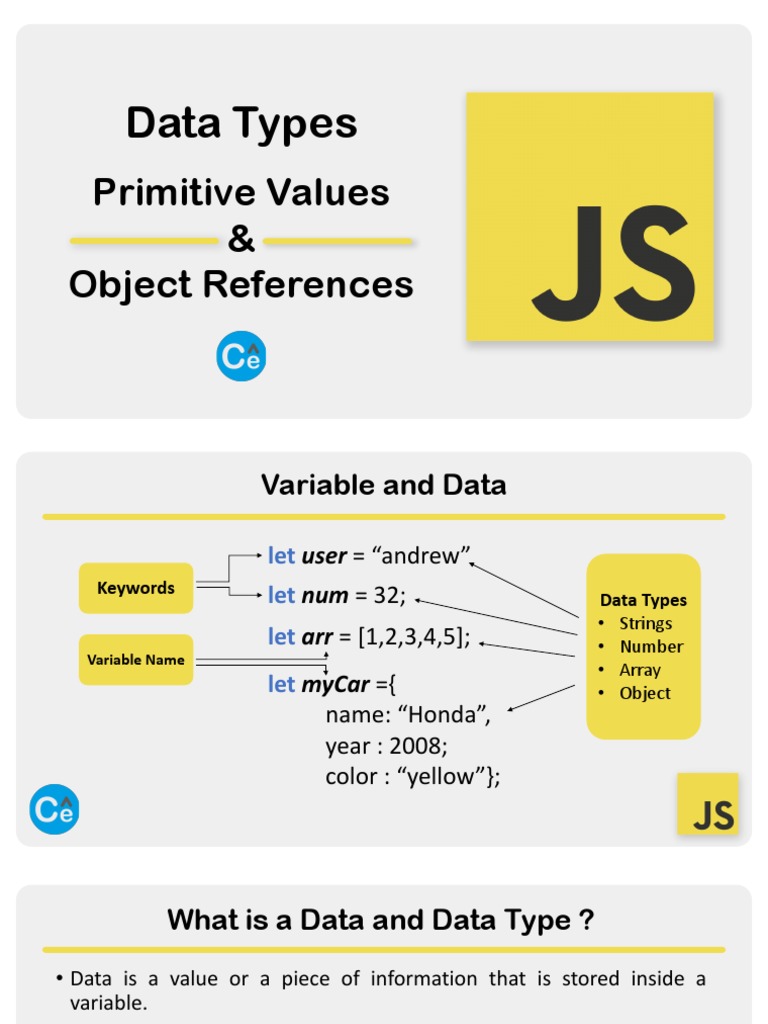 Primitive & Object Reference Data Type | PDF | Data Type | Boolean Data Type