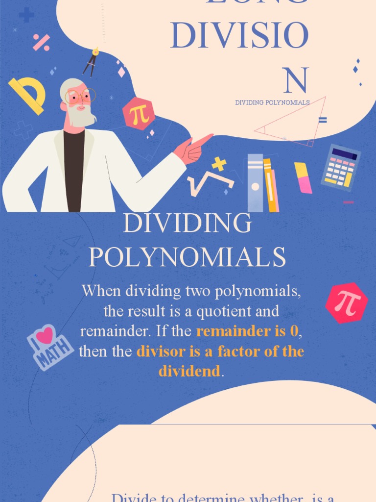 Long Division & Synthetic Division | PDF