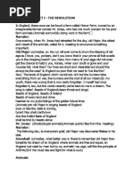 Animal Farm: The Revolution Script | PDF