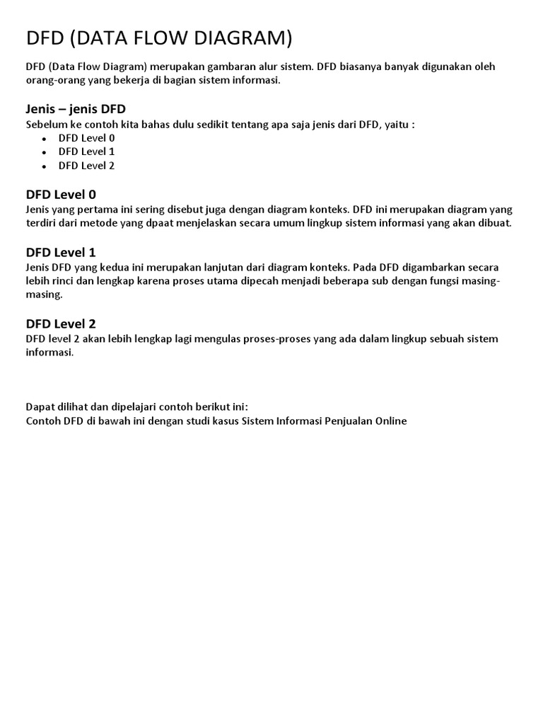 DFD Tugas | PDF