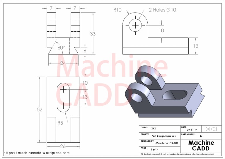 Cadd Machine: 7 7 R10 2 Holes 10 | PDF