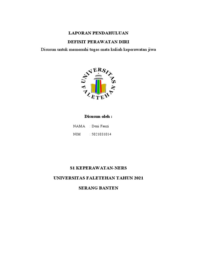 LP&SPTK - Defisit Perawatan Diri - Deni Fauzi | PDF