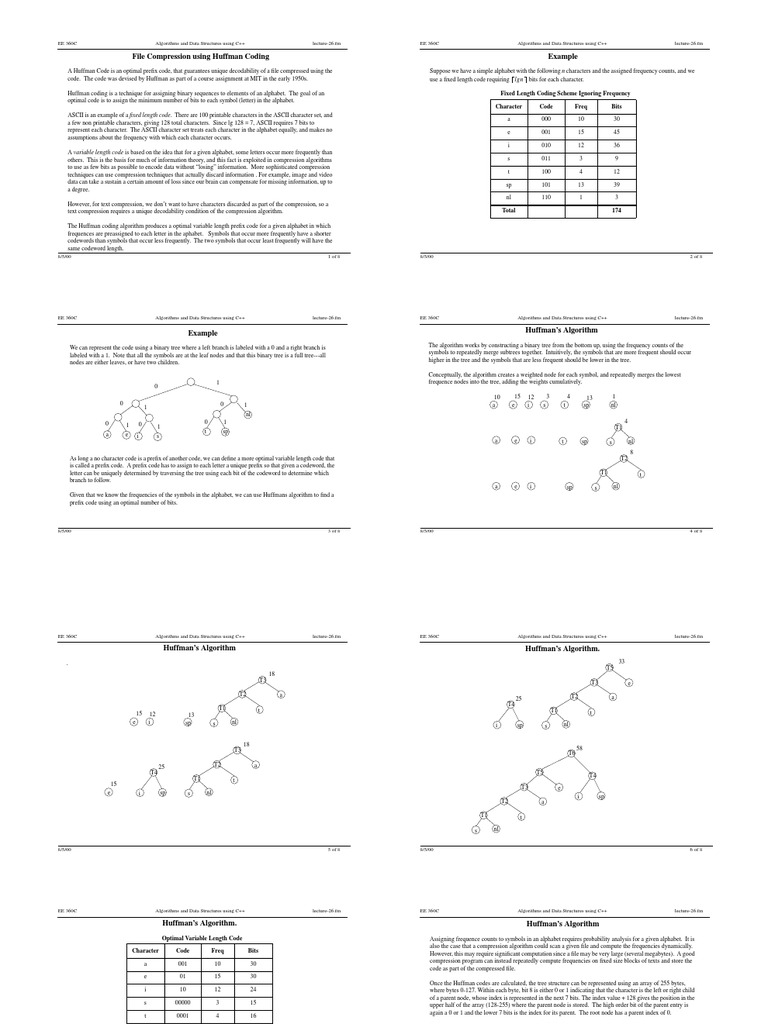Lecture 26 Pdf Code Data Compression